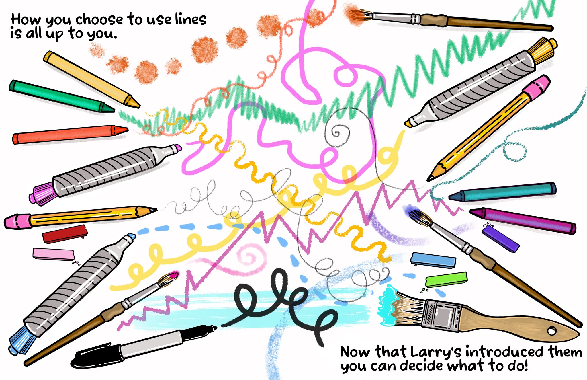 Cassie Stephens Larry the Line Book – Art Teacherin' with Cassie Stephens